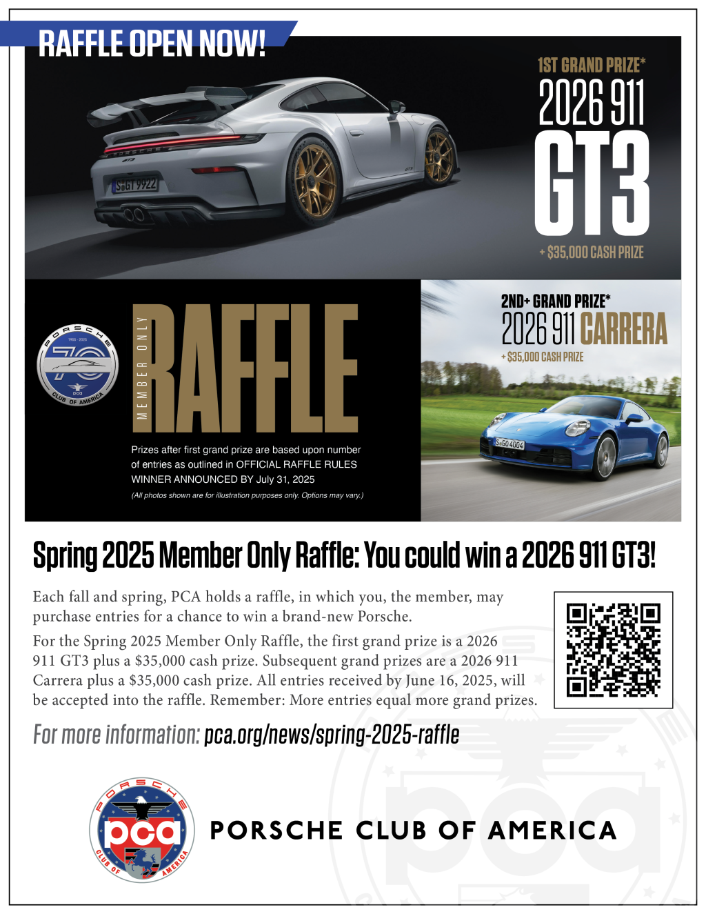 2025 PCA Spring Raffle – Everglades Region of The Year 2024